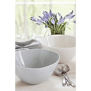 Portmeirion Sophie Conran Arbor Slotted Salad Spoon | 10-Inch | Made of Stainless Steel | Flatware Slotted Utensil | Serving Spoon for Party, Banquet, or Buffet | Kitchen Basics | Dishwasher Safe