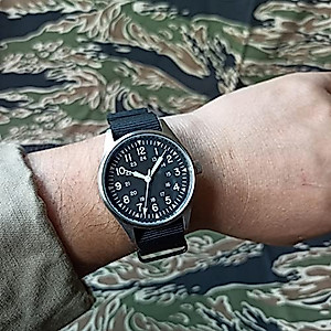 QM Men's Waterproo Watch100Meter Classica US American113A Aviation Military Pilot Special Forces SM8023 (QM8023A)