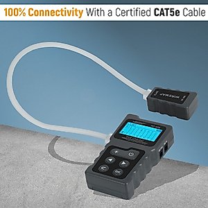 GTZ Cat5e RJ45 Pass Through Connector 100-Pack - EZ Cat 5e Pass Through RJ45 Connectors - Cat 5e Connectors - Ethernet Connector, Ethernet Plug - for Solid or Stranded UTP Network Cable