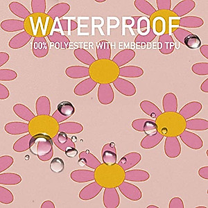 Pencil Pouch Pencil Case Pencil Bag Pen Case Pouch Box Organizer for Teen Girls Boys School Students Men Women Waterproof Zipper Pouch for Office Supplies Makeup, 70s Retro Hippie Daisy Flower Decor