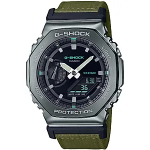 Casio GM-2100CB-3AJF [G-Shock (G-Shock) GM-2100 Cloth Band Model] Men's Watch Imported from Japan Feb 2023 Model green