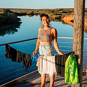 Scrubba Drying Combo - Portable, Compact Clothes Drying Kit for Travel, Camping, Hiking