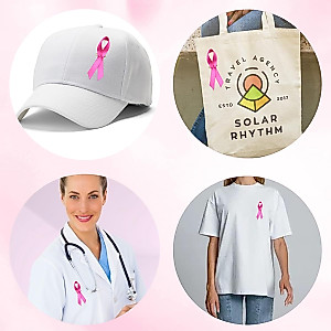 30Pcs Pink Ribbon Pins Breast Cancer Awareness Safety Pin Breast Cancer Pins Brooch for Women Girls Charity Fundraising Event Party Favors Supplies