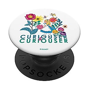Disney Alice in Wonderland Curiouser & Curiouser PopSockets PopGrip: Swappable Grip for Phones & Tablets