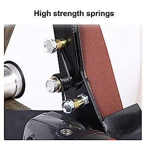 DIY Mini Belt Sander, 360 Degree Accurate Guidance Reduce Friction Coefficient Wear Resistant Safe Tube Belt Sander Forging for Plastic (M14)