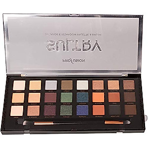 Profusion Cosmetics Professional Artistry Pro Natural Nude Matte Shimmer Glitter Pigment Eye Shadow Pallete fan favorites for your sultriest eye looks yet Sultry
