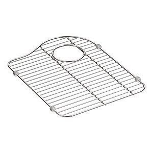 KOHLER 5135-ST Hartland Stainless Steel Sink Rack For Right-Hand Bowl, 13-1/8" x 16-7/8", Fits in KOHLER Hartland Sink
