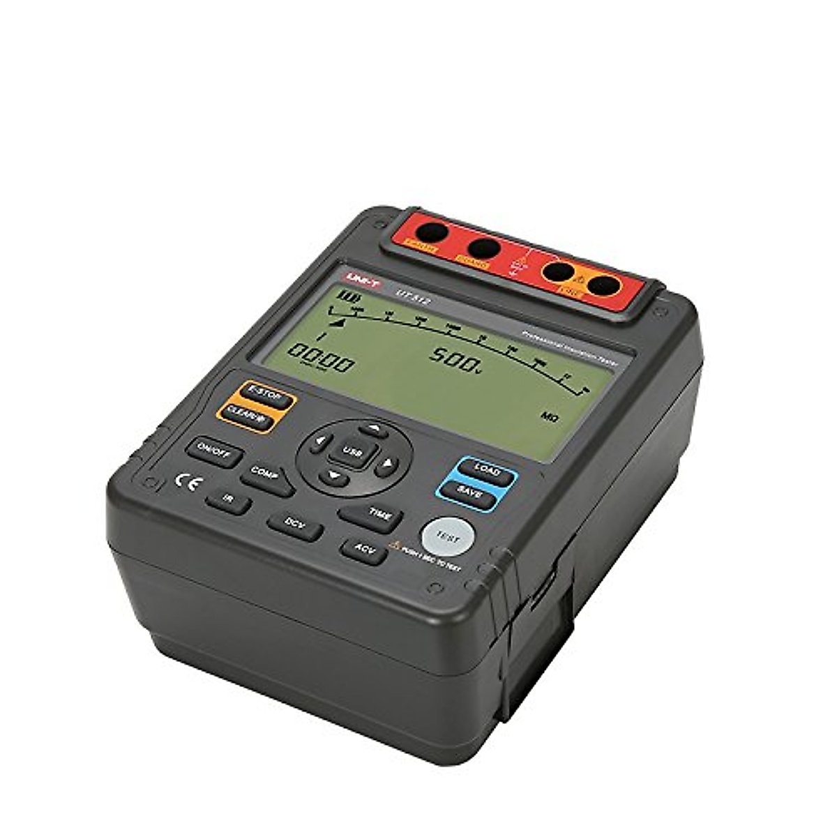 UNI-T UT512 Insulation Resistance Tester 500V/1000V/1500V/2500V 0%～20% High-voltage PI DAR Tester USB PC Software