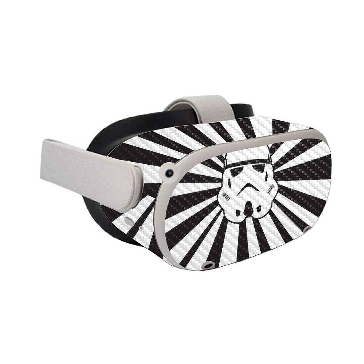 MightySkins Carbon Fiber Skin Compatible with Oculus Quest 2 - Star Rays | Protective, Durable Textured Carbon Fiber Finish | Easy to Apply, Remove, and Change Styles | Made in The USA