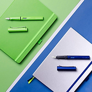 Lamy safari Fountain Pen - Elegant Design Cool Pens, Best Pens For Smooth Writing, Journaling, and Calligraphy - Blue Extra Fine Point Pen