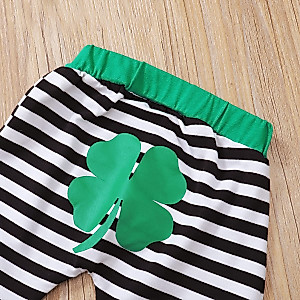 Happidoo Baby Boy St. Patricks Day Outfit Nreborn Saint Patrick's Day Clothes (Green-St,0-3 Months)