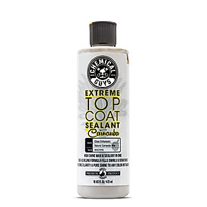 Chemical Guys WAC21016 Extreme Top Coat Wax & Sealant With Carnauba, Safe for Cars, Trucks, SUVs, Motorcycles, RVs & More, 16 fl oz