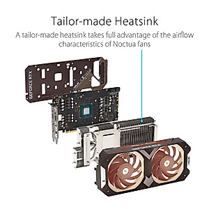 ASUS NVIDIA GeForce RTX 3070 Noctua OC Edition Graphics Card (PCIe 4.0, 8GB GDDR6, HDMI 2.1, DisplayPort 1.4a, Noctua NF-A12x25 PWM Fans, Tailor-Made heatsink, Auto-Extreme Technology, GPU Tweak II)