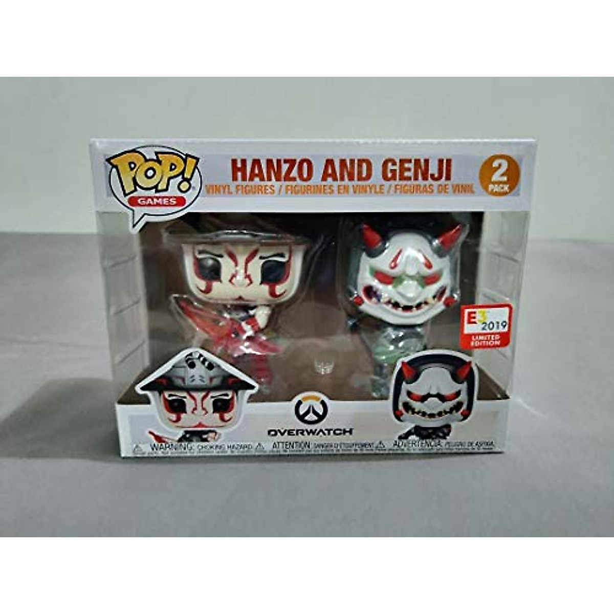 Pop Funko Hanzo and Genji 2-Pack E3 2019 Limited Edition