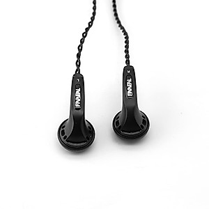 FAAEAL Snow-Lotus 1.0 HiFi Earphone 64 Ohm DIY Clear Detailed Balanced Sound Quality Music Earphones DJ Earphones (Snow-Lotus 1.0, Black)