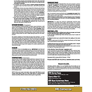 KBS Coatings 53000 Auto Fuel Tank Sealer Kit, Seals Up to 25 Gallon Tank