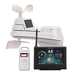 AcuRite 01210 Wi-Fi Indoor Outdoor Lightning Detection Weather Station for Home (01210M), Black
