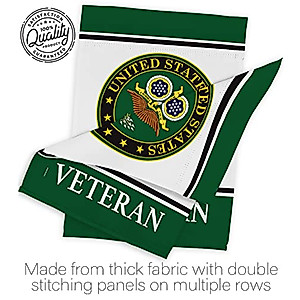 USA Decoration Army Veteran Garden Flag Armed Forces Rangers United State American Military Retire Official House Decoration Banner Small Yard Gift Double-Sided, 13"x 18.5", Made in USA