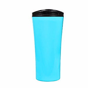 Plastic Travel Mugs, 16.5oz - 5 Colors by whatsnext (Turquoise)