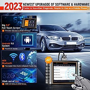 Full Diagnostic Tool fit for BMW FOXWELL NT710 OBD2 Scanner fit for BMW, Upgrade NT510 Elite Full System Diagnostic Scanner, All Reset BiDirectional Scan Tool Code Reader Battery Registrate ECU Coding