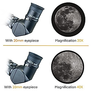 AstroLite 70AZ Refractor Telescope Travel Bag Bundle – 20x-120x Magnification - 70mm Aperture 400mm Focal Length Telescope – Bonus Smartphone Adapter - Manual Alt-AZ Telescope for Beginners