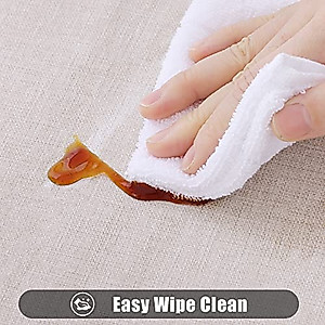 smiry Clear Plastic Table Cloth, 100% Waterproof Vinyl Rectangle Tablecloth Protector, Oil Spill Proof Wipeable Transparent Tablecloths for Dining, Picnic, Camping, Outdoor (60" x 84")