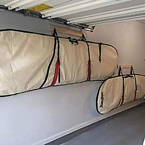 COR Surf Kayak Storage Rack | Premium Adjustable Padded Wall Straps for Kayaks, SUP Paddle Board & Surfboard for Indoor & Outdoor Storage