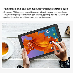 Septpenta 8 Inch Tablet with Octa Core CPU Processor, 1920X1200 HD IPS Display, 4Gb RAM 64Gb ROM, 200W Px Front Camera 800W Px Rear, 8800Mah, 2.4G WiFi 4.2 Bluetooth for Android 10(USA)