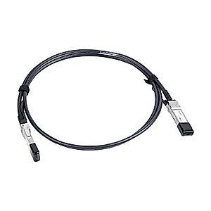 Wiitek 1M Generic QSFP+ DAC Twinax Cable, 40GbE QSFP+ Direct Attach Copper Cable, 30AWG Black, for Open Source, Ubiquiti, Mellanox, SuperMicro, Compatible for Mikrotik