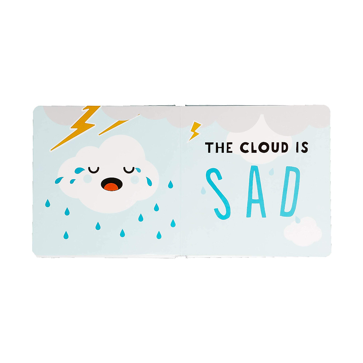 Kate & Milo Feelings of The Sky Board Book for Babies, Touch and Feel, Gender Neutral Nursery Book, Toddler or Baby Learning Book, Christmas Stocking Stuffer, Gift for New and Expecting Parents