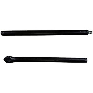 GameMaker Gravity Skillet & Pole | Open Fire Camping Griddle/Skillet Black | Skillet dimensions: 18.625” x 15.625”