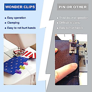 95 Pcs Multipurpose Sewing Clips,FIVEIZERO Multi-Color Sewing Clips for Fabric with Tin Box for Sewing Supplies,Paper Work,Sewing Binding and Hanging Little Things