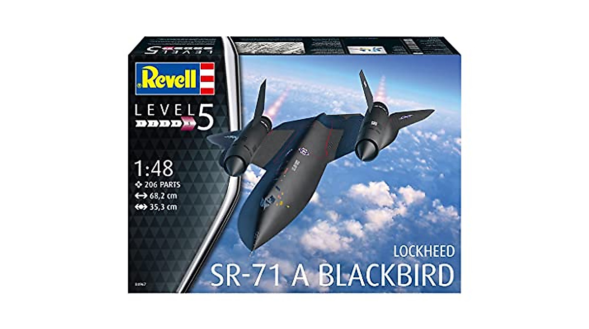 Build the Legendary SR-71 Blackbird 1:48 Model Kit by Revell