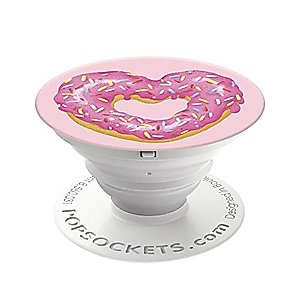 PopSockets: Collapsible Grip & Stand for Phones and Tablets - Strawberry Heart Donut
