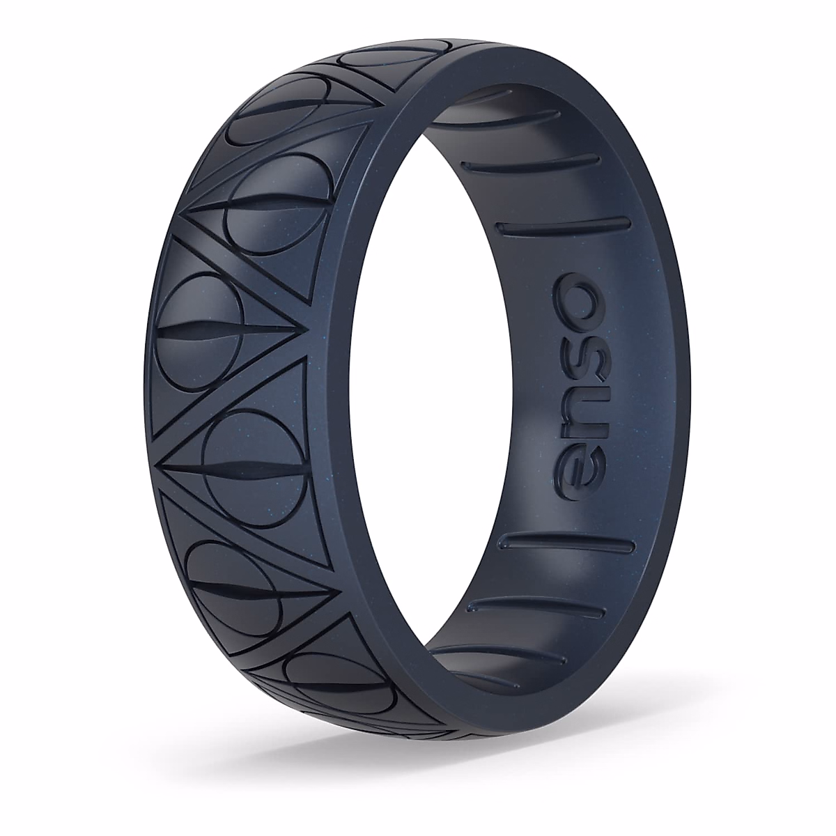Enso Rings Wizarding World of Harry Potter Collection - Comfortable Silicone Rings - Deathly Hollows - 3