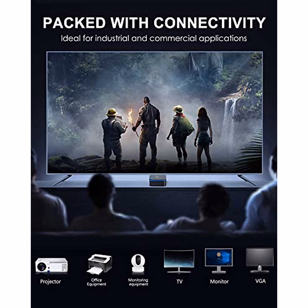 KAMRUI Mini PC, AK1 PRO 12GB RAM 256GB SSD Mini Desktop Computer Intel Celeron N5105 Processor,Quad Core Micro Computer 4K, Support 2.5-inch SSD, 2.4G/ 5.0G WiFi, Gigabit Ethernet, HTPC