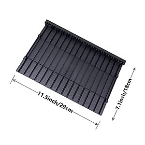 lifang Easy-to-Access Model Parts Placement Rack Auxiliary Tool Rack Storage Container, Suitable for Gunpla Movable Dolls DIY Model Making Accessories, Size 11.4inx7.1in Black