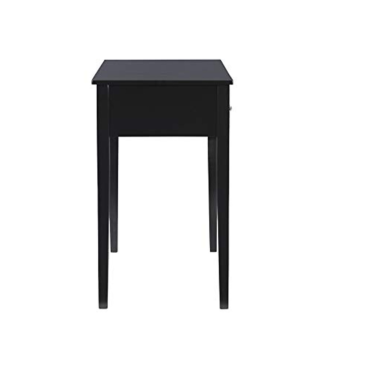 Linon Home Dcor Linon Black Butterfly Stool Vanity Set with Bench, 36"w x 18"d x 30"h,