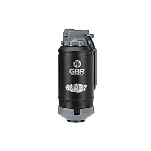 Lancer Tactical - GBR Outdoor 130 Round Spring Powered ABS BB Impact Shower for Airsoft Shower - Black