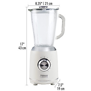 Haden 75062 Heritage 56 Ounce 5-Speed Retro Blender with Glass Jar