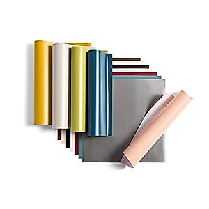 Cricut Premium Vinyl - Removable, 12” x 12” Adhesive Decal Sheets Essential Sampler
