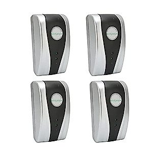 4pcs Power Save Smart Energy Saver Device, 30000W Power Energy Saver Plug in Power Saving Box, Reliable Electricity Reducer for Household, Office, Market