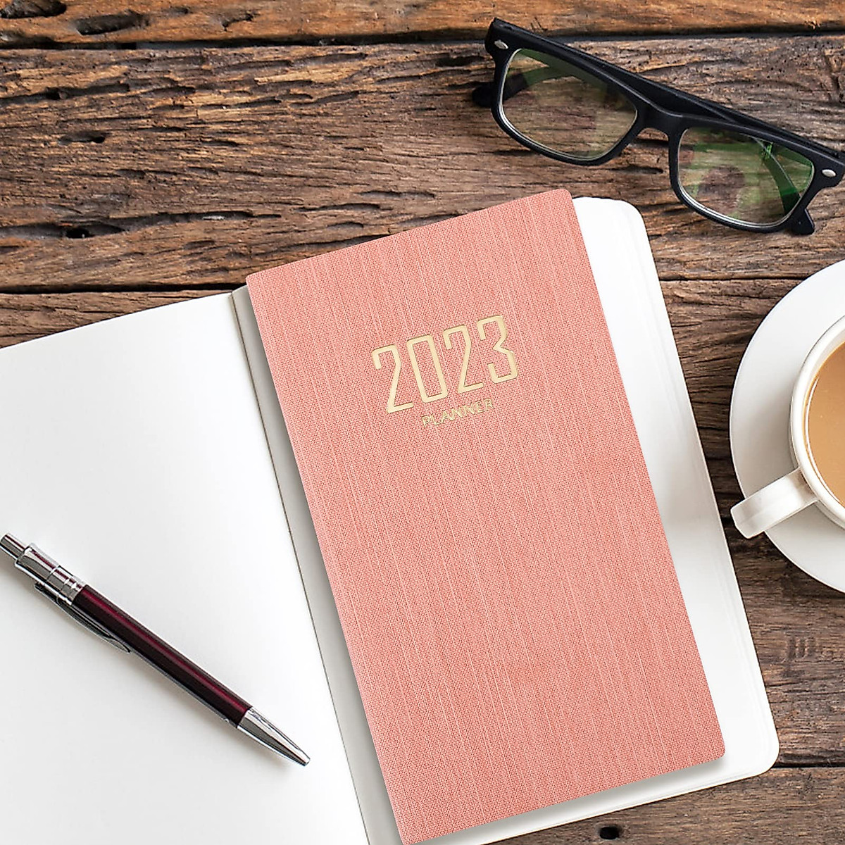 Kisangel Writing Plans Notepad Notebooks 2023 Agenda Book Paper Student Simple Periodicals Note Pads Office Notepad