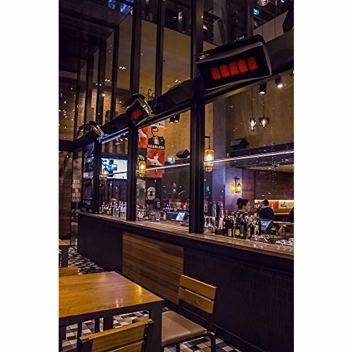 Bromic Heating BH0110003-1 Smart-Heat Platinum 500 Radiant Infrared Patio Heater, Natural Gas, 39800 BTU