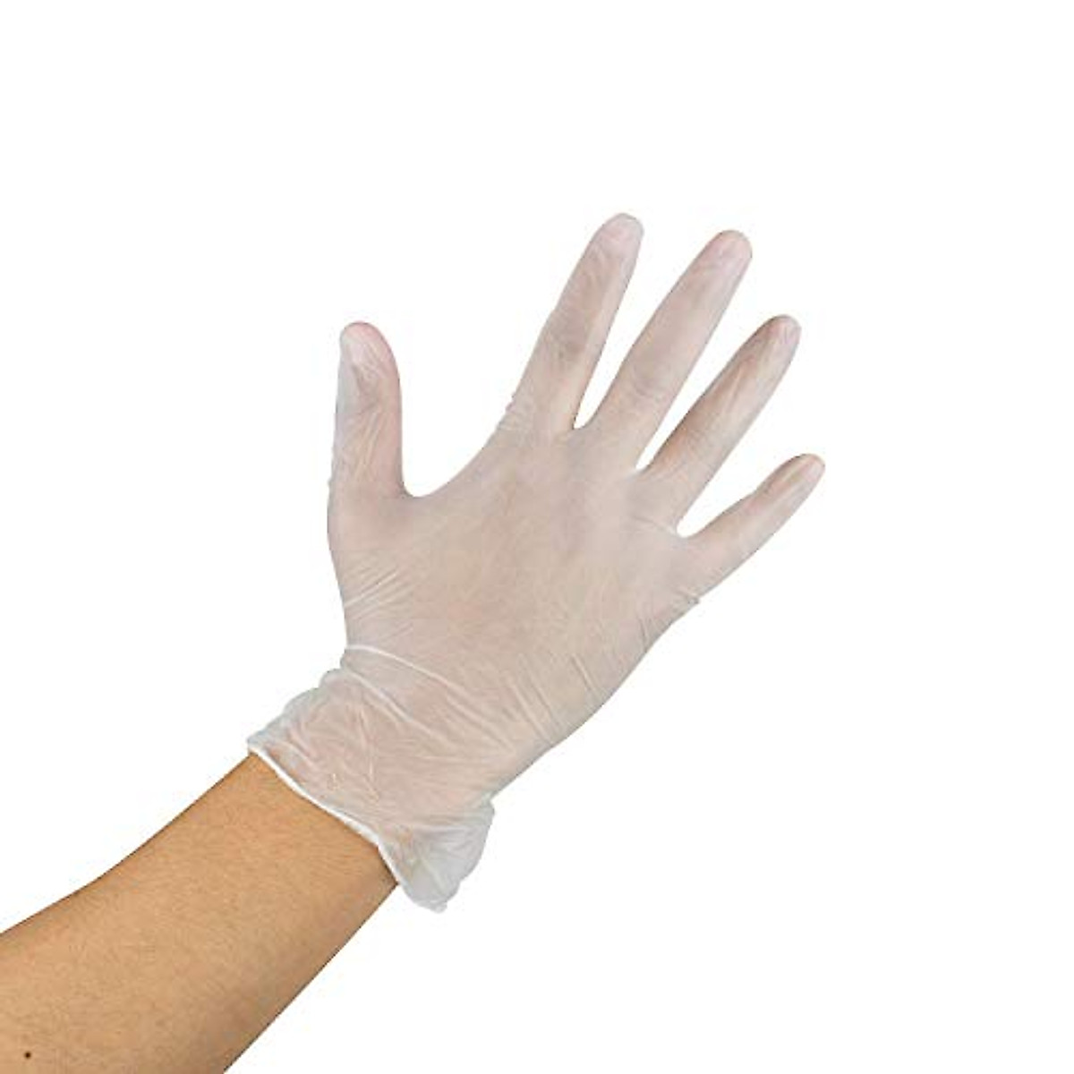 Karat FP-GV1008 Vinyl Powder-Free Gloves (Clear) - Large(Case of 1000)