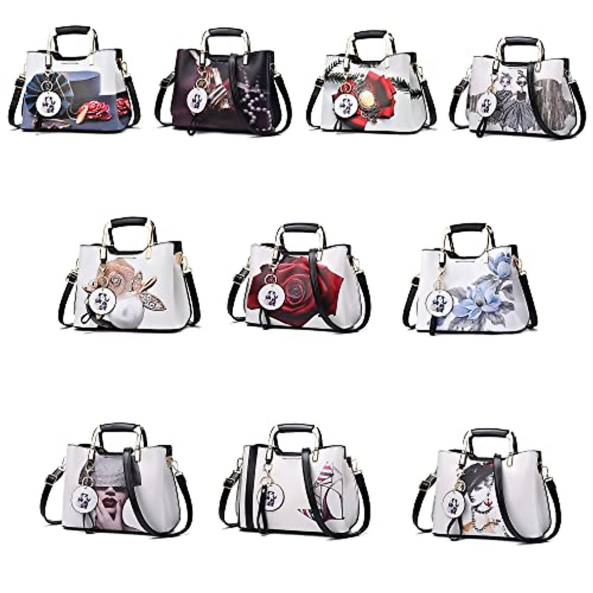 Nevenka Purses and Fashion Handbags for Women Top Handle Satchel Shoulder Bags Ladies Leather Totes (8)