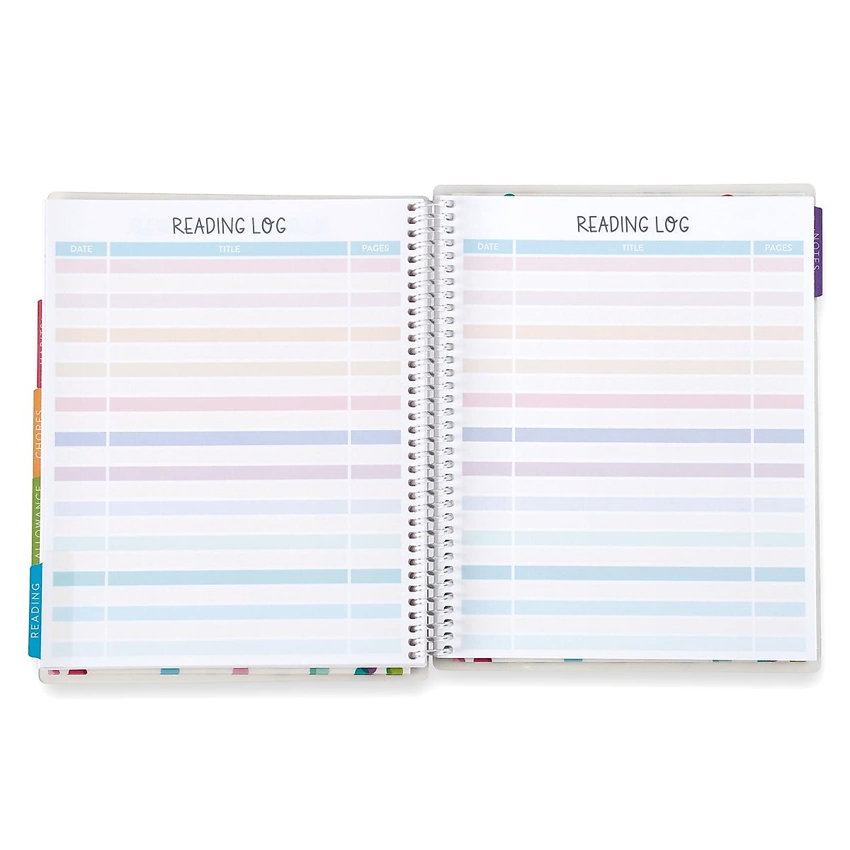 Erin Condren 7" x 9" Coiled Prompted Notebook - Kids Ultimate Checklist. 160 Perforated Pages of 80Lb Mohawk Paper. Age-Appropriate Trackers and Checklists with 6 Tabs
