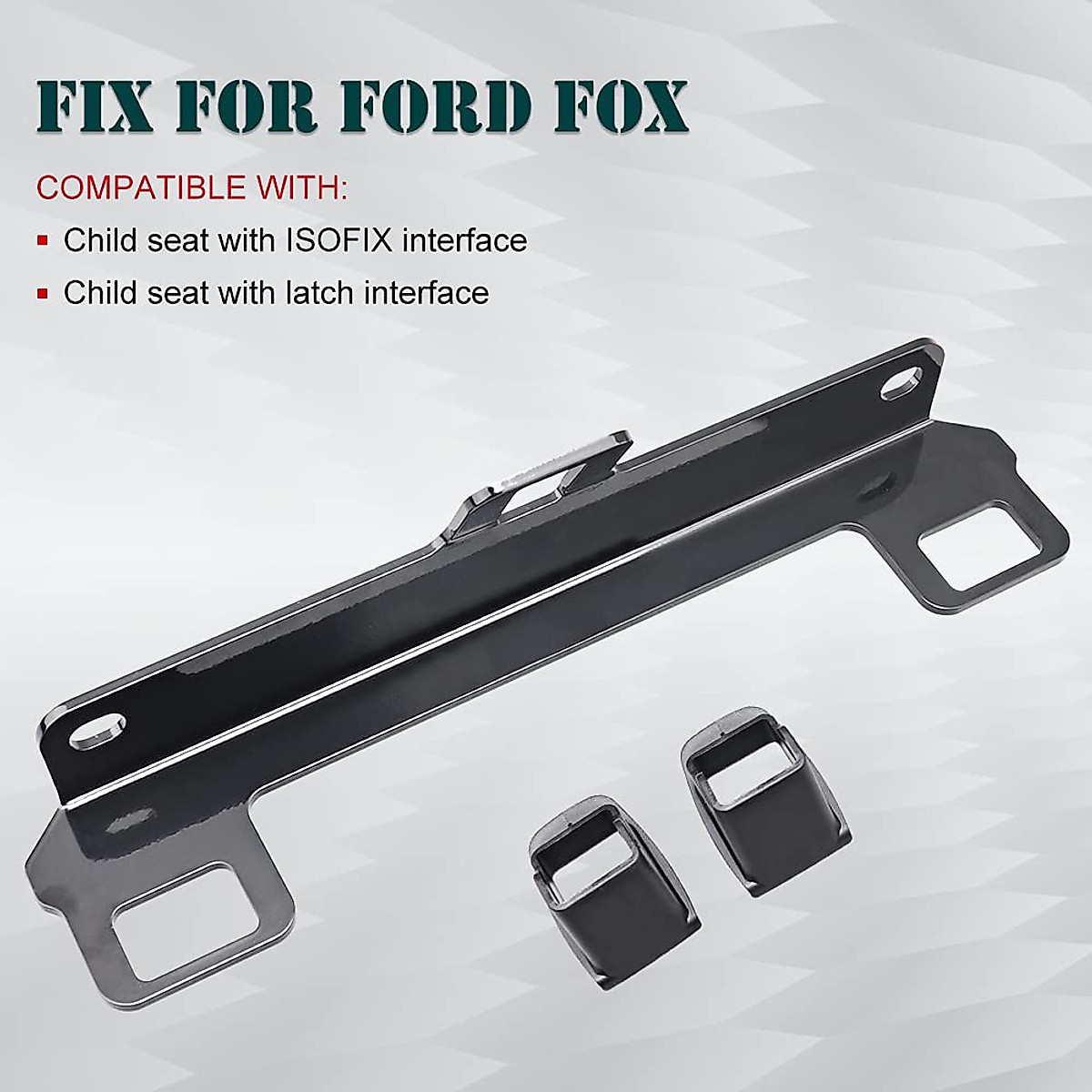 Samman Child Safety Seat Belt Bracket Mount Base ISOFIX Latch Interface Mount Bracket Universal Car Child Seat Restraint Anchor Mounting Kit Fitting ISOFIX Latch Compatible with Ford Focus