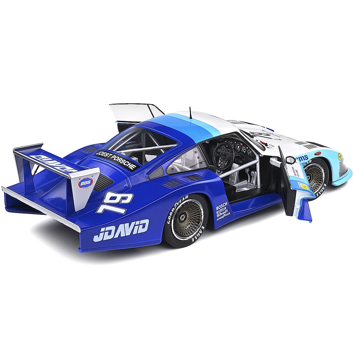 Porsche 935 Moby Dick RHD (Right Hand Drive) #79 John Fitzpatrick - David Hobbs 24H of Le Mans (1982) Competition Series 1/18 Diecast Model Car by Solido"""