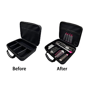 Carring Hard Storage Travel Case for Dyson Airwrap Styler Hair Curler with All Attachments